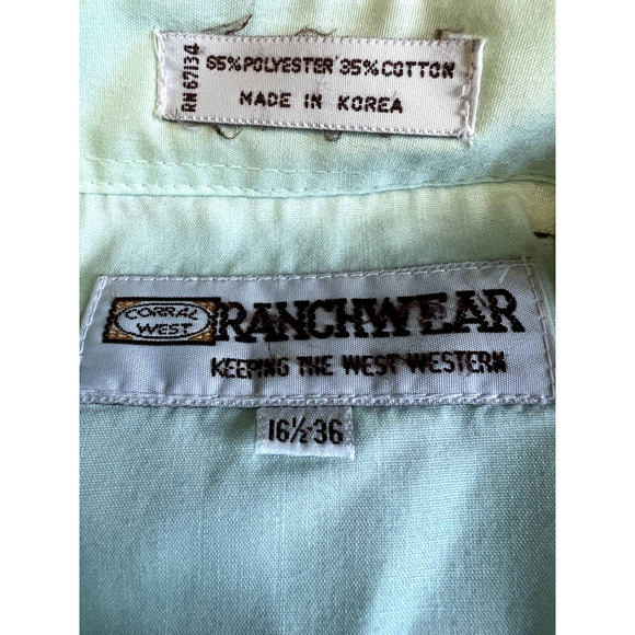 corral west ranchwear | Shirts | Vintage Corral West Ranchwear Button ...